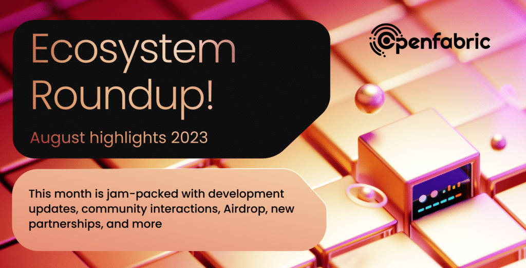 August Ecosystem Roundup