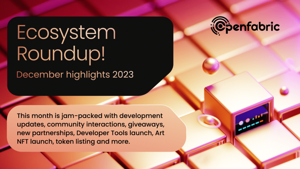 Openfabric December Ecosystem Roundup